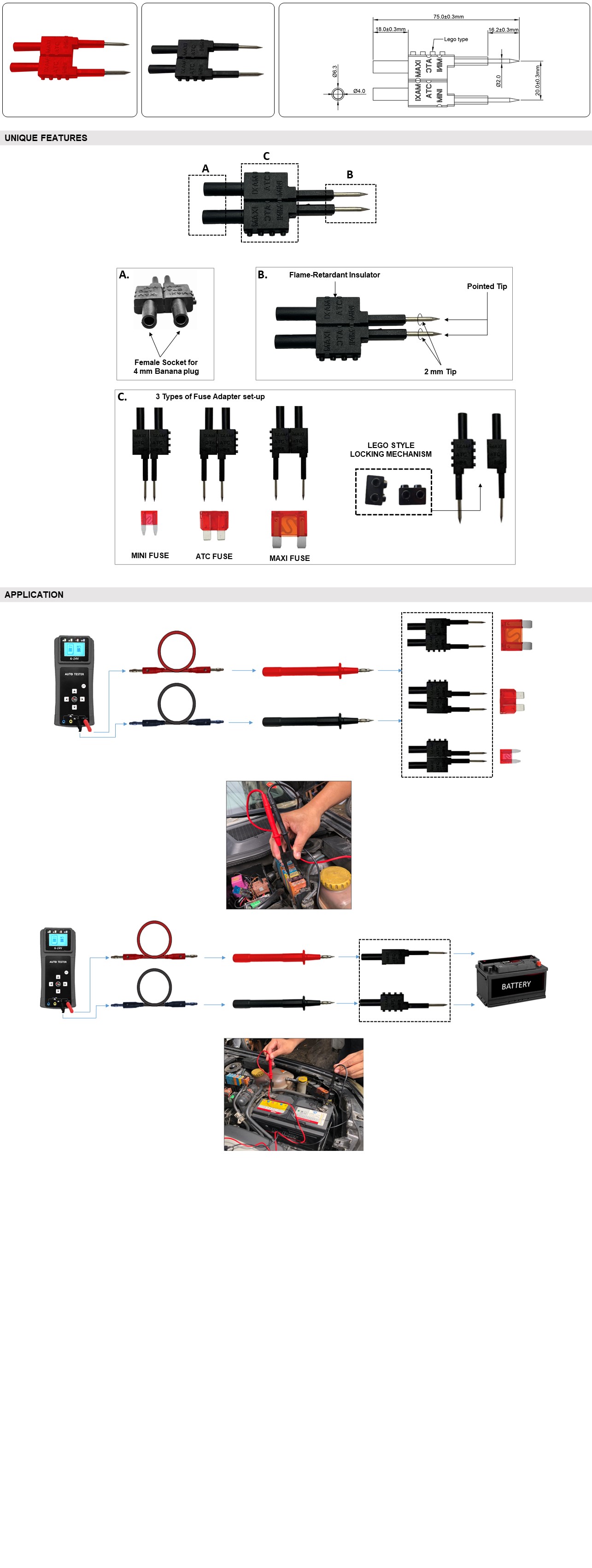Fuse Adapter - Adapter - Auto Test Aid