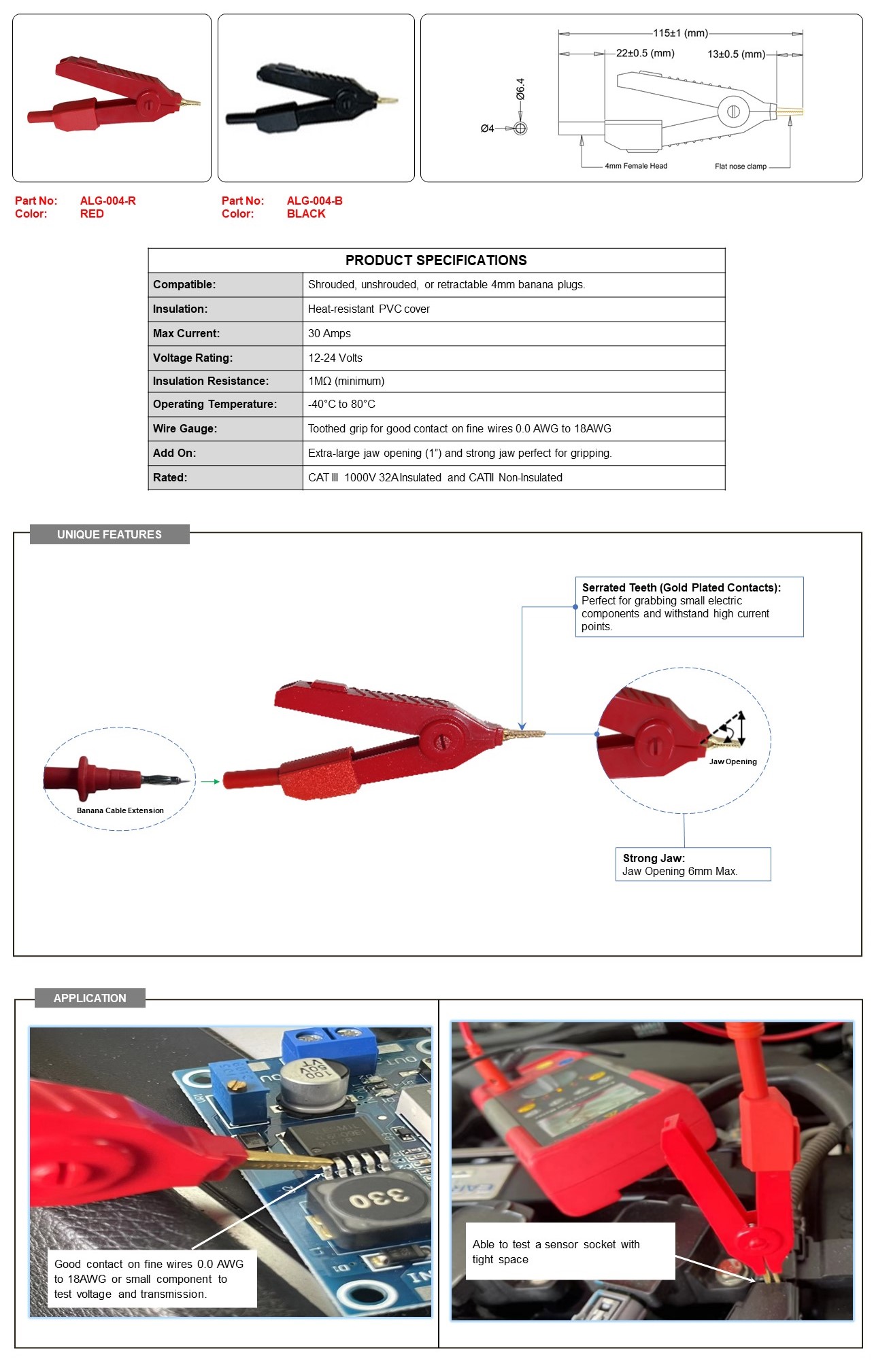 Pincer Clip - Clip - Auto Test Aid