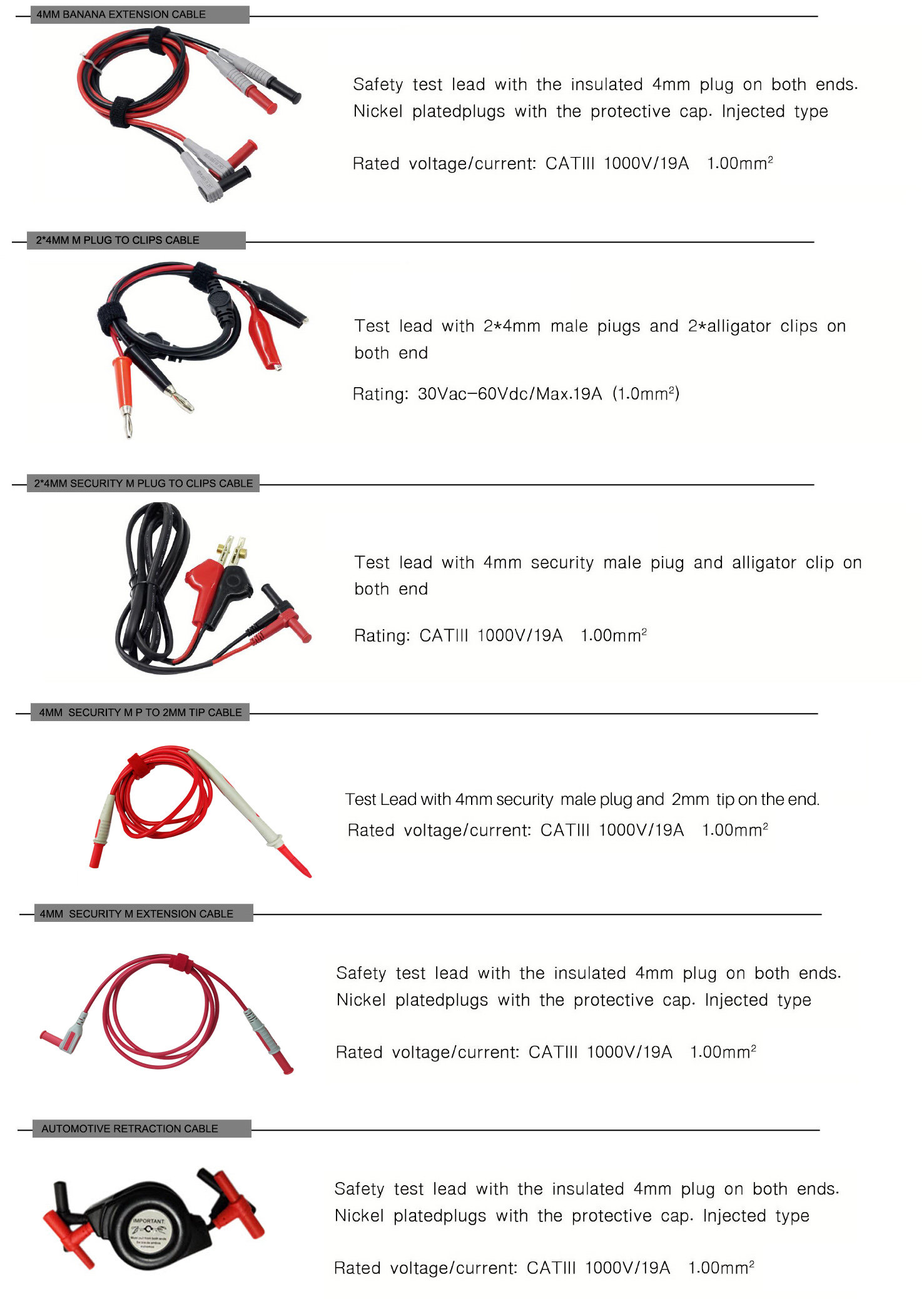 Banana Test Lead - Test Lead - Auto Test Aid